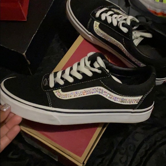 Vans | Shoes | Rhinestone Vans | Poshmark